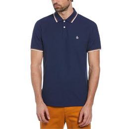 Original Penguin - "Pete" Poloshirt f&uuml;r Herren, Baumwolle (Blau)