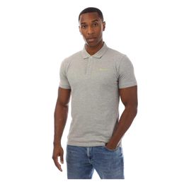 Aquascutum - Poloshirt f&uuml;r Herren, Regul&auml;r, kurz&auml;rmlig (Hellgrau meliert)