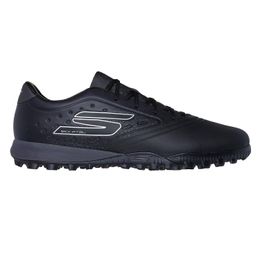 Skechers - "Razor" K&uuml;nstlicher Boden Fu&szlig;ballschuhe f&uuml;r Herren (Schwarz/Silber)