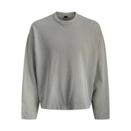 Jack & Jones Jack And Jones - "Athletic Club" Sweatshirt f&uuml;r Herren, R&uuml;ckseitiger Aufdruck, gerippt (Shadow)