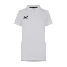 Castore - Poloshirt f&uuml;r Damen, Regul&auml;r (Wei&szlig;)