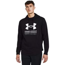 Under Armour - "Rival Terry" Kapuzenpullover f&uuml;r Herren (Schwarz)
