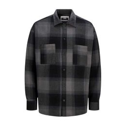 Jack & Jones Jack And Jones - "Darren" Hemd f&uuml;r Herren, Regul&auml;r, Lang&auml;rmlig (Schwarz)