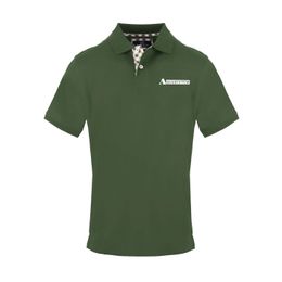 Aquascutum - Poloshirt f&uuml;r Herren, Mit Kragen, kurz&auml;rmlig (Milit&auml;rgr&uuml;n)