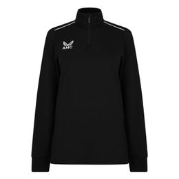 Castore - "AMC" Sweatshirt f&uuml;r Damen, Lang&auml;rmlig (Schwarz)