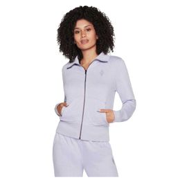 Skechers - Sweatshirt f&uuml;r Damen, Regul&auml;r, Lang&auml;rmlig (Hellrosa)
