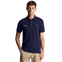 Lyle & Scott Lyle & Scott - "Ordinate" Poloshirt f&uuml;r Herren, kurz&auml;rmlig (Marine)