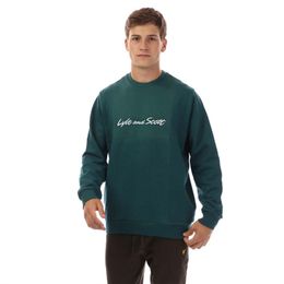 Lyle & Scott Lyle & Scott - Sweatshirt f&uuml;r Herren (Gr&uuml;n/Wei&szlig;)