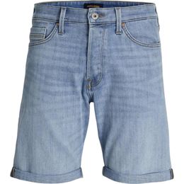 Jack & Jones Jack And Jones - "Chris Original" Jeansshorts f&uuml;r Herren (Blaues Denim)