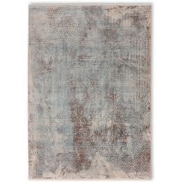 Sch&ouml;ner Wohnen Kollektion Teppich "Mystik 241", blau, B:200cm H:7mm L:285cm, Kunstfaser, SCH&Ouml;NER WOHNEN-KOLLEKTION, Teppiche, Teppich, Vintage Look, weiche Oberfl&auml;che, Wohnzimmer