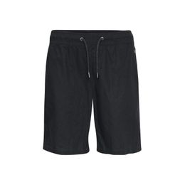 Shorts Blend "Leinenshorts BHShorts", Herren, Gr. M, N-Gr, schwarz, Obermaterial: 55% Leinen LI. 45% Baumwolle CO., Hosen Shorts