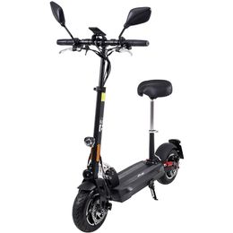 eFlux Lite Six Pro E-Scooter 1000 Watt, Stra&szlig;enzulassung, 40 km/h, verstellbarer Sitz, Lithium-Akku