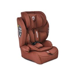 Lorelli Kindersitz i-Size Adventure (76-150 cm) Kopfst&uuml;tze verstellbar bis 36 kg braun