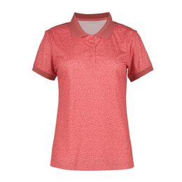 Poloshirt Icepeak "Icepeak Polo shirt Brooklet", Damen, Gr. L, mandarine, Stoff, 100% Polyester, normal, Shirts