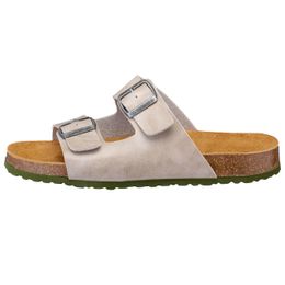 Pantolette Lico "Pantolette Bioline Concrete", Herren, Gr. 38, beige (braun), Synthetik, Schuhe Pantolette