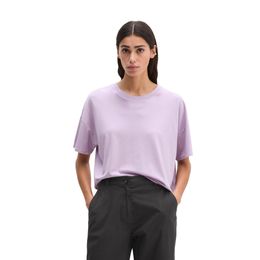 Marc O'Polo T-Shirt MARC O'POLO "aus weichem Single Jersey", Damen, Gr. L, dusty lavender, Obermaterial: 67% Lyocell, 33% Baumwolle, unifarben, Basic, loose fit, Rundhals, Shirts T-Shirt