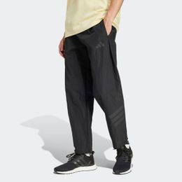 Sporthose adidas Sportswear "FUTURE ICONS 3-STREIFEN WOVEN", Herren, Gr. L, N-Gr, schwarz (schwarz, normal, gr.), Obermaterial: 100% Polyamid, Hosen Sporthose
