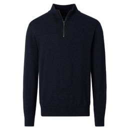 Troyer Venti "Venti Stricktroyer uni", Herren, Gr. L, dunkelblau, 70% Baumwolle, 25% Wolle, 5% Kaschmir, Pullover Troyer
