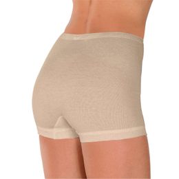 Pagenschl&uuml;pfer Schiesser, Damen, Gr. 40, 5 Stk., beige (elfenbein), 100% Baumwolle, Unterhosen