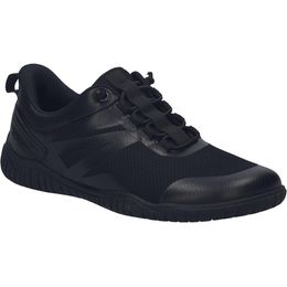 Slip-On Sneaker Josef Seibel "Wynona 11", Damen, Gr. 37, schwarz, Leder, Textil, unifarben, Schuhe, Schlupfschuh, Komfortschuh Slipper mit Anziehlasche, G-Weite