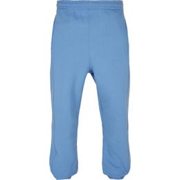 Jogginghose Urban Classics "Urban Classics Herren Sweatpants", Herren, Gr. L, US-Gr&ouml;&szlig;en, horizonblau, 65% Baumwolle, 35% Polyester, unifarben, loose fit, Hosen Jogginghose