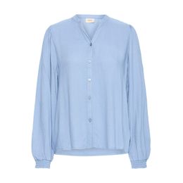 Langarmhemd Fransa "Langarm - Hemd FRMOSANA", Damen, Gr. L, N-Gr, blau (infinity), Obermaterial: 100% Viskose CV., Hemden