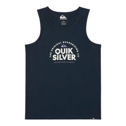 Muskelshirt Quiksilver "Fundamental Ride", Jungen, Gr. 14, blau (schwarz navy), Obermaterial: 70% Baumwolle, 30% Baumwolle., Shirts