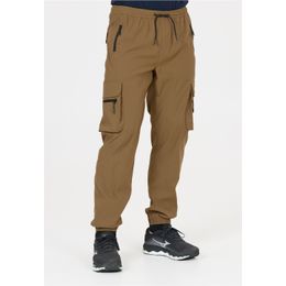 Sweathose WHISTLER "Portus", Herren, Gr. 4XL, US-Gr&ouml;&szlig;en, karamell, 95% Polyamid, 5% Elasthan, unifarben, lang, Hosen Sweathose, Verstellbar