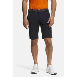 Chinos MEYER "ST. ANDREWS", Herren, Gr. 30, Normalgr&ouml;&szlig;en, blau (marine), 88% Polyamid, 12% Elasthan, unifarben, figurumspielend knielang, Hosen, mit Silikon-Stopper, aus der Golf Serie
