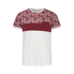 !Solid Rundhalsshirt SOLID "Rundhalsshirt SDFlorian", Herren, Gr. XL, rot (wine rot), Obermaterial: 100% Baumwolle CO., Shirts Rundhalsshirt