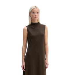 Marc O'Polo Jerseykleid MARC O'POLO "aus flie&szlig;endem Soft-Touch-Jersey", Damen, Gr. L, Normalgr&ouml;&szlig;en, braun (burnt coffee), Obermaterial: 68% Viskose, 32% Polyester, unifarben, slim fit wadenlang, Kleider Jerseykleid