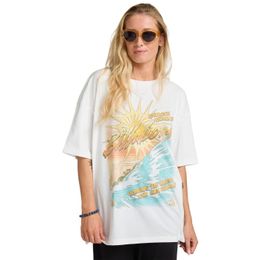 T-Shirt Billabong "Where The Sun Collide", Damen, Gr. L, wei&szlig;, Obermaterial: 100% Baumwolle., Shirts T-Shirt