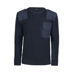 Kapuzenpullover Brandit "BW Pullover", Herren, Gr. L, blau (marineblau), Obermaterial: 100% Baumwolle CO., Pullover Kapuzenpullover