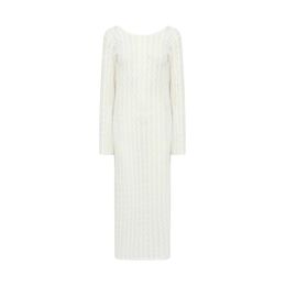 Jerseykleid Levete Room "Levete Room Dress LR-LAICA 4", Damen, Gr. L, Normalgr&ouml;&szlig;en, l101, star wei&szlig;, Obermaterial: 99% Polyester, 1% Elasthan, Kleider Jerseykleid