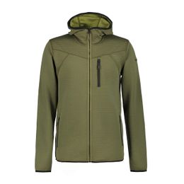 Outdoorjacke Icepeak "Icepeak Midlayer Beckley", Herren, Gr. L, dunkel olivgr&uuml;n, Stoff, 100% Polyester, normal, Jacken Outdoorjacke