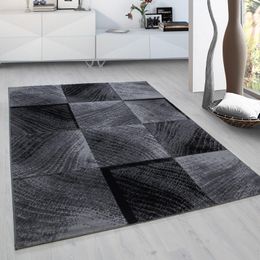Teppich Ayyildiz Teppiche "Plus 8003" Gr. 3, schwarz, B:120cm H:6mm L:170cm, Kunstfaser, Teppiche, Teppich, L&auml;ufer, gemusterter Flachflor, robust, Webteppich, alle R&auml;ume