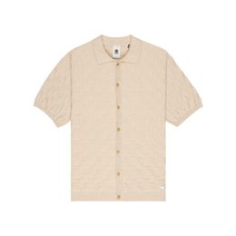 Poloshirt Element "Sight Textured", Herren, Gr. L, beige (oat milk), Obermaterial: 60% Baumwolle, 40% Polyester., Shirts