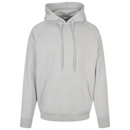 Rundhalspullover Urban Classics "Urban Classics Herren Blank Hoody", Herren, Gr. M, lightasphalt, 65% Baumwolle, 35% Polyester, unifarben, Pullover Rundhalspullover