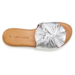 Lascana Damen Pantolette silberfarben Gr&ouml;&szlig;e 41