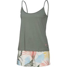 Vivance Dreams Damen Shorty khaki-gemustert Gr&ouml;&szlig;e 44/46