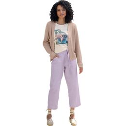 Heine Damen Strickjacke mit Druckknopf-Verschluss goldfarben Gr&ouml;&szlig;e 40