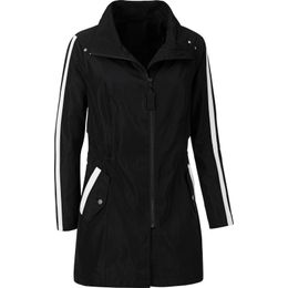 CR&Eacute;ATION L Damen Parka in matt-schimmernder Qualit&auml;t schwarz Gr&ouml;&szlig;e 48
