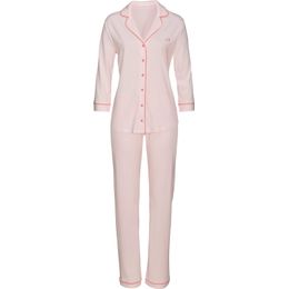 Vivance Dreams Damen Pyjama hellrosa Gr&ouml;&szlig;e 36/38