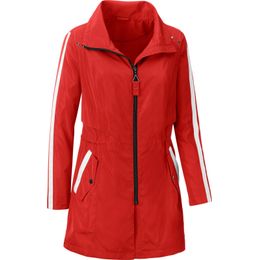 CR&Eacute;ATION L Damen Parka in matt-schimmernder Qualit&auml;t erdbeere Gr&ouml;&szlig;e 40