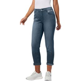 Ascari Damen 5-Pocket-Jeans mit Push-up-Effekt blue-stone-washed Gr&ouml;&szlig;e 36