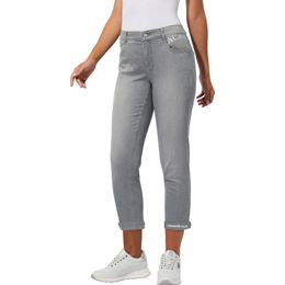 Ascari Damen 5-Pocket-Jeans mit Push-up-Effekt grey denim Gr&ouml;&szlig;e 36