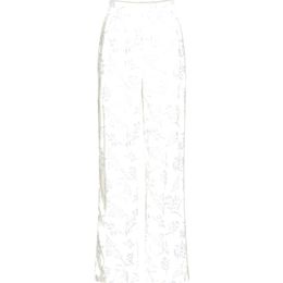 Lascana Damen Pyjamahose ecru Gr&ouml;&szlig;e 32