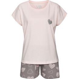 Damen Shorty rosa/grau Gr&ouml;&szlig;e 40/42