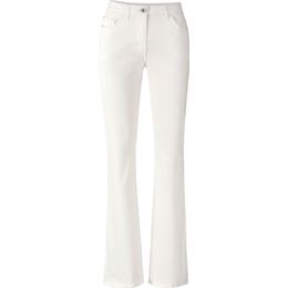CR&Eacute;ATION L Damen Schlagjeans in 5-Pocket-Form wei&szlig; Gr&ouml;&szlig;e 20