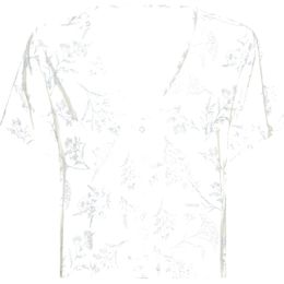 Lascana Damen Pyjamaoberteil ecru Gr&ouml;&szlig;e 42